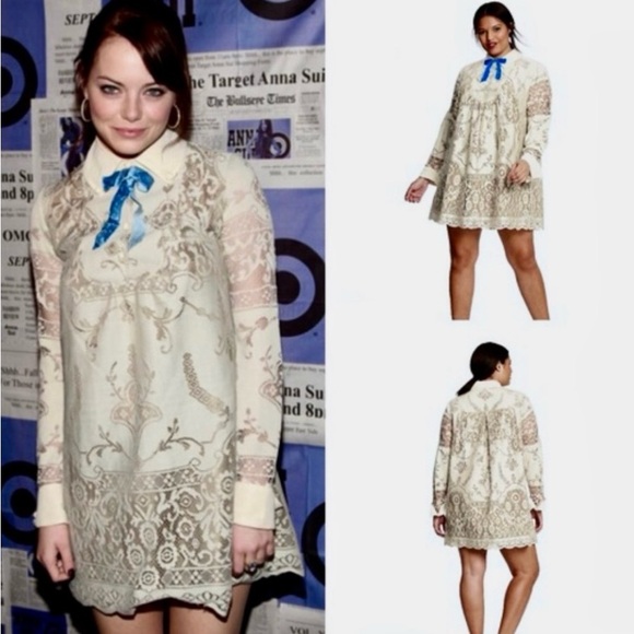 Anna Sui | Dresses | Anna Sui X Target Anniversary Lace Dress Large ...